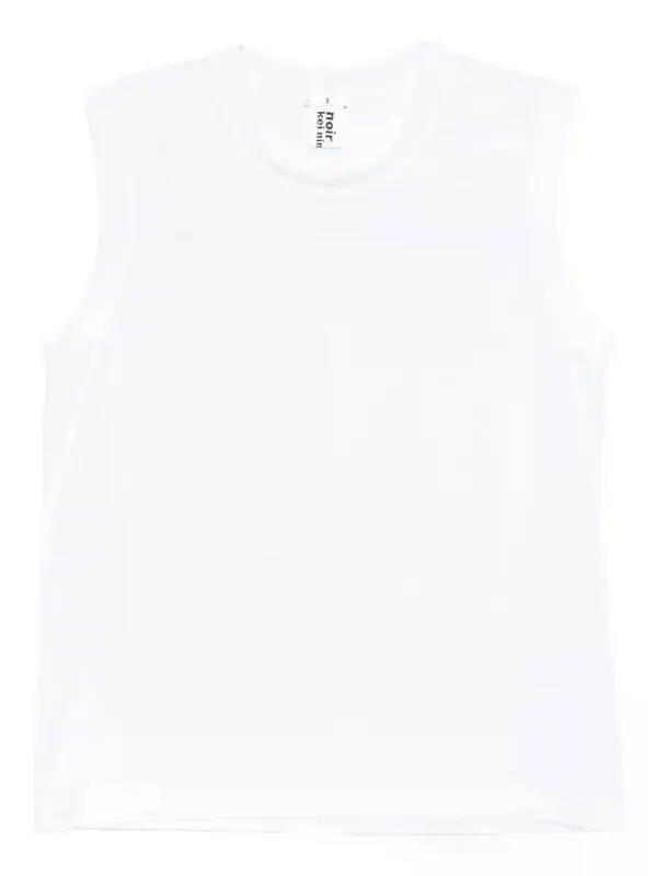 Noir Kei Ninomiya Cotton Tank Top - White