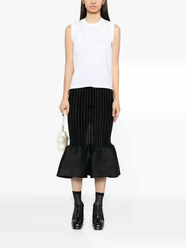 Noir Kei Ninomiya Cotton Tank Top - White