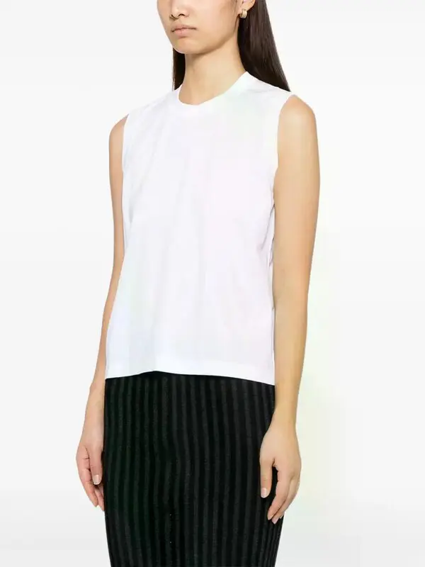 Noir Kei Ninomiya Cotton Tank Top - White