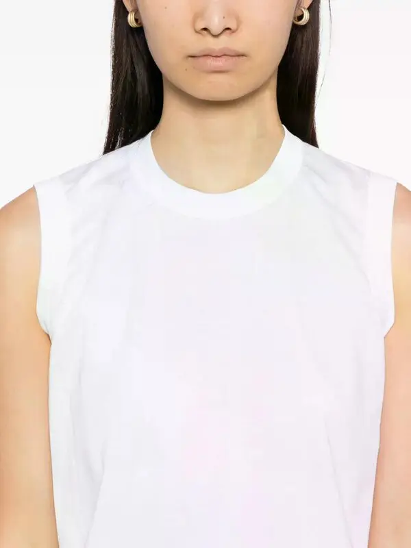 Noir Kei Ninomiya Cotton Tank Top - White