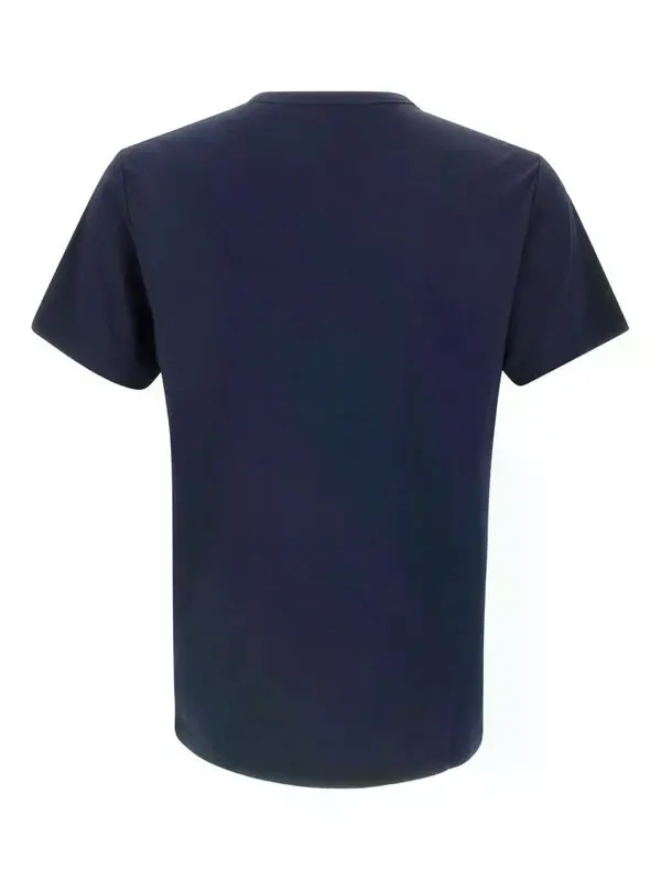 SUN 68 Chest-pocket Cotton T-shirt - Blue