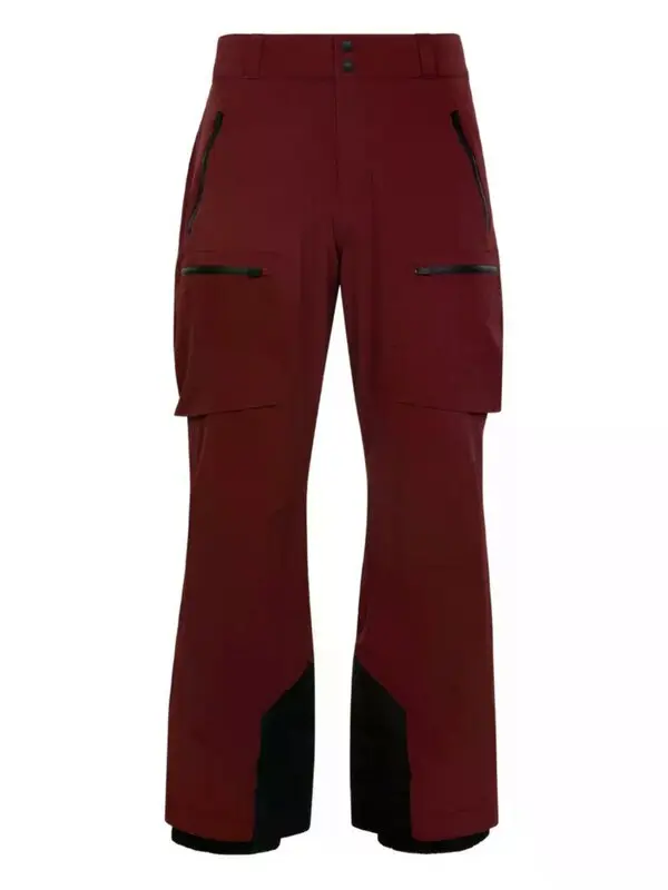 Aztech Mountain Pyramid Zip-pocket Ski Trousers - Red