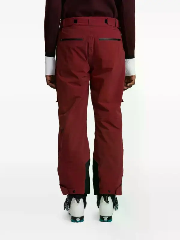 Aztech Mountain Pyramid Zip-pocket Ski Trousers - Red