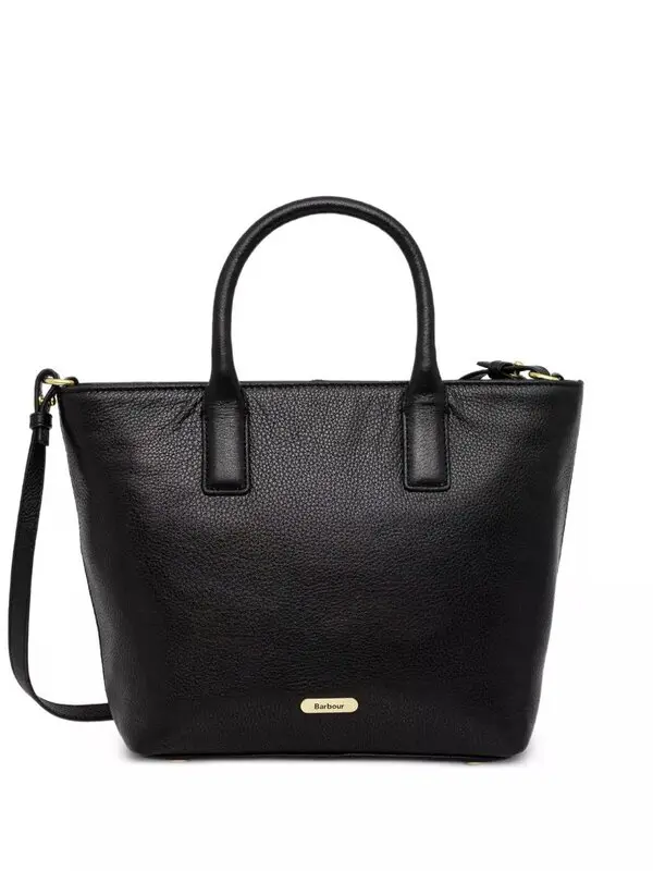 Barbour Leather Tote Bag