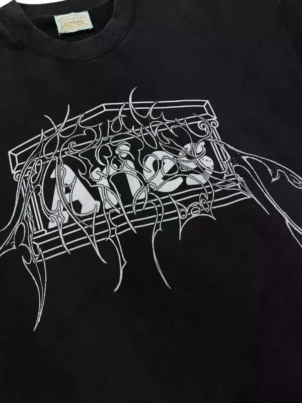 Aries Spider-web Print Sweatshirt