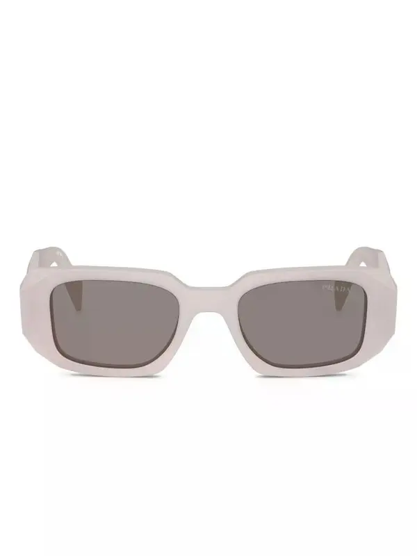 Prada Geometric-frame Sunglasses - Pink