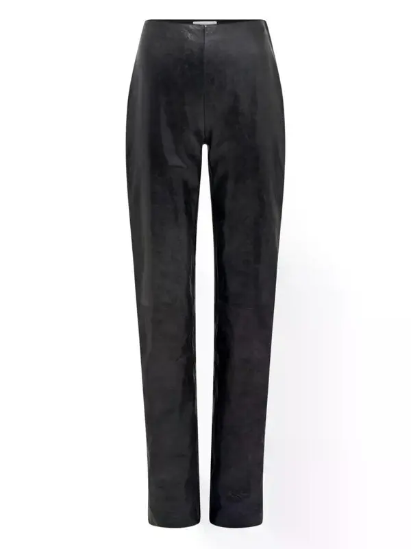MARINE SERRE Glossy Moon Trousers - Black
