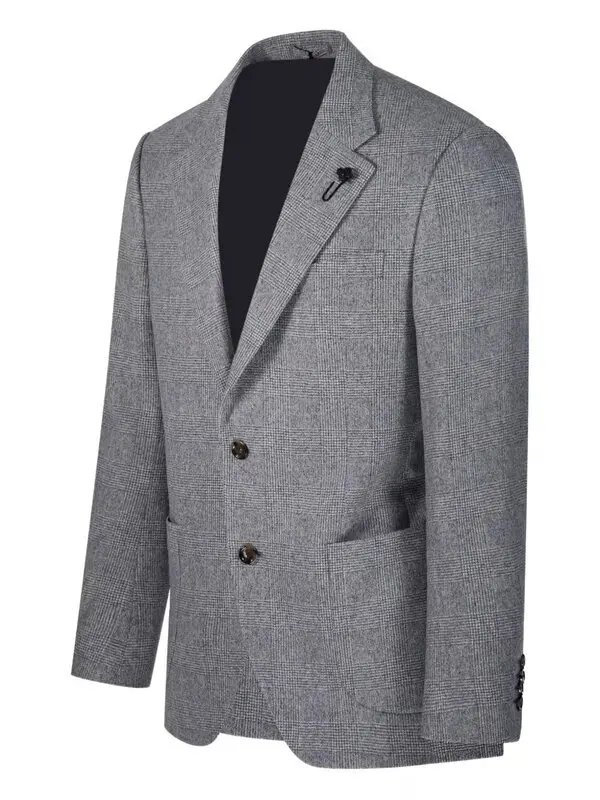 LARDINI Checked Blazer