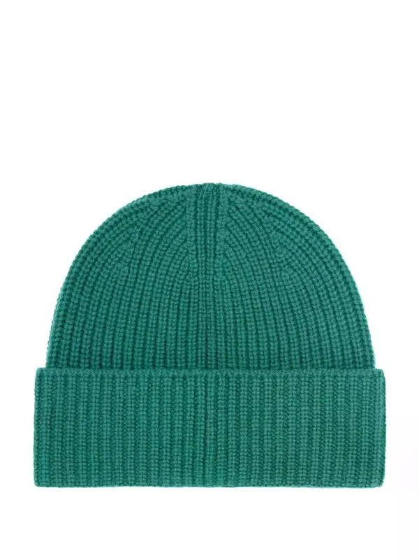 Eric Bompard Ribbed Honeycomb Hat - Green