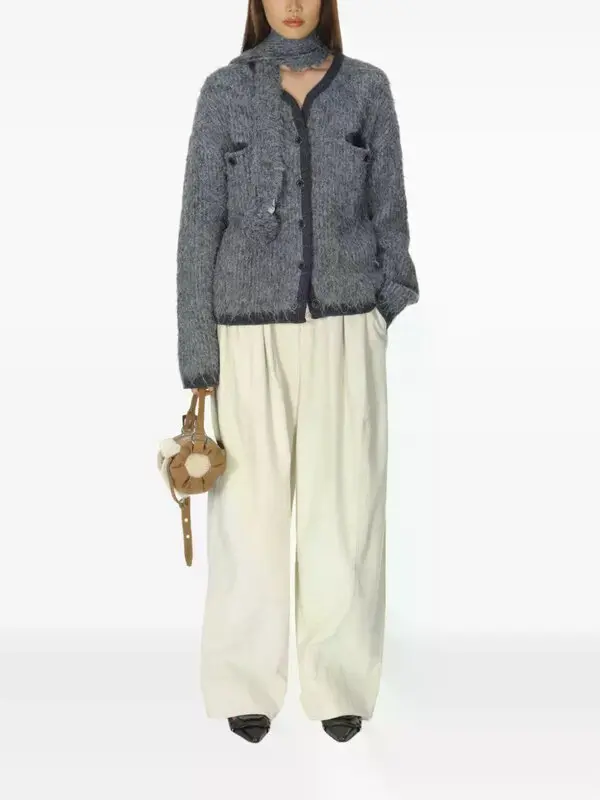 OPEN YY Cotton Palazzo Trousers