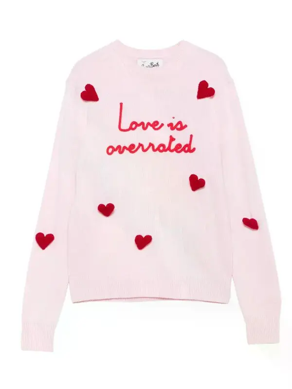 MC2 SAINT BARTH Heart-embroidered Sweater