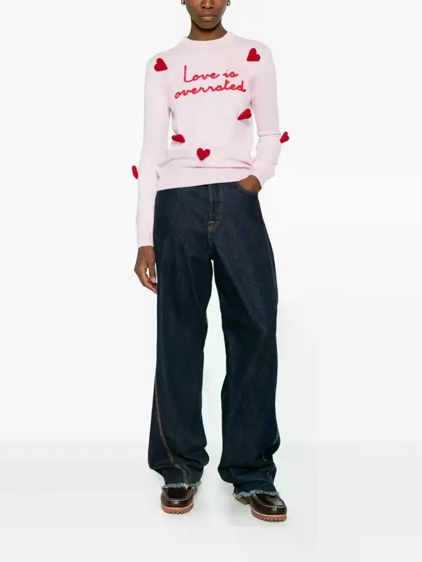 MC2 SAINT BARTH Heart-embroidered Sweater