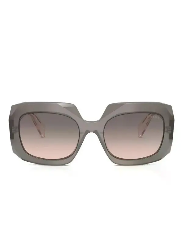 Prada Symbole Oversized Sunglasses - Grey
