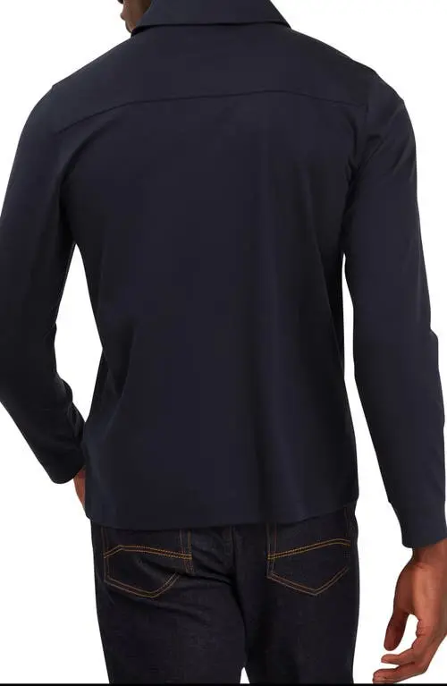 Ted Baker London Quillon Knit Cotton Button-up Shirt