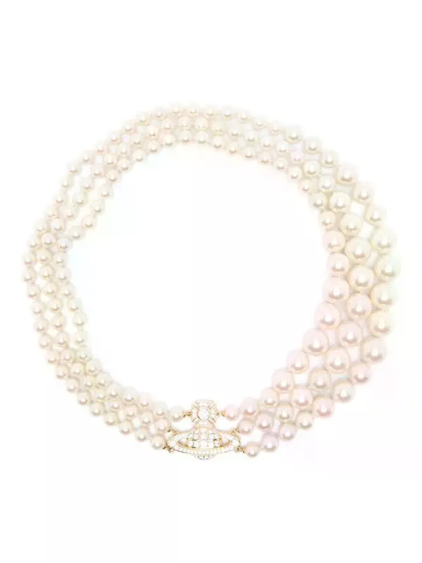 VIVIENNE WESTWOOD Pearl-embellished Necklace - White
