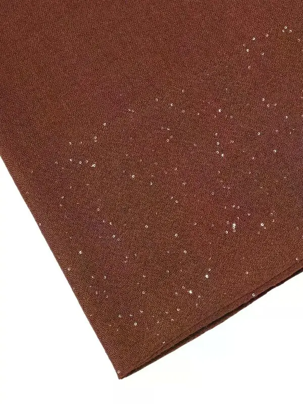 Faliero Sarti Kundy Sequin-embellishment Fringed Scarf