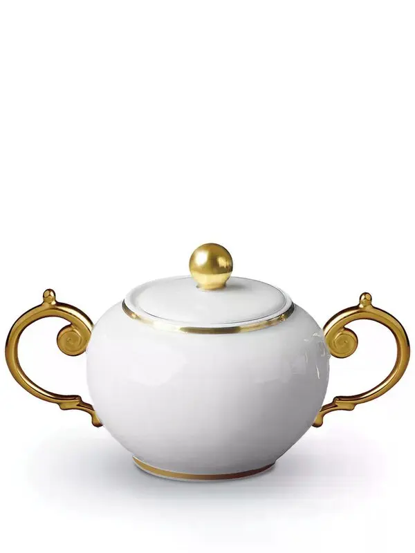 L'Objet Aegean Sugar Bowl - White