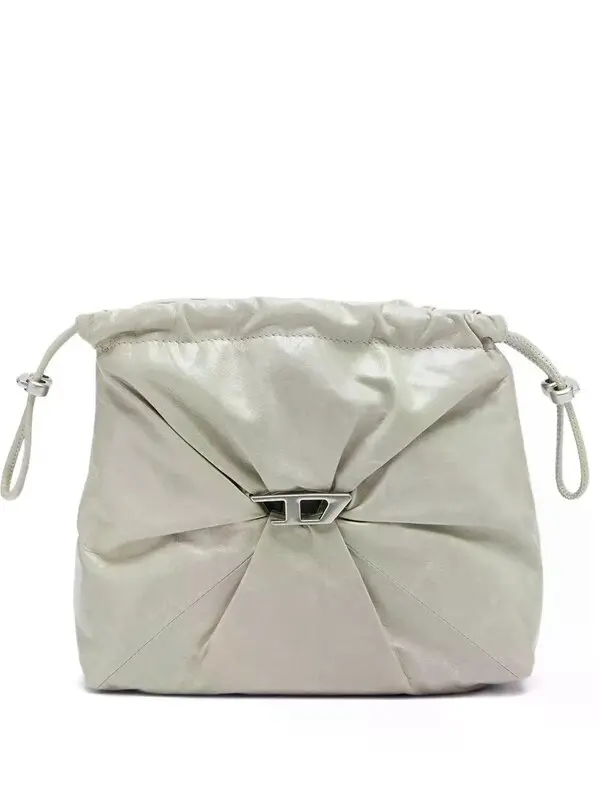 DIESEL® Leather Bucket Bag - White