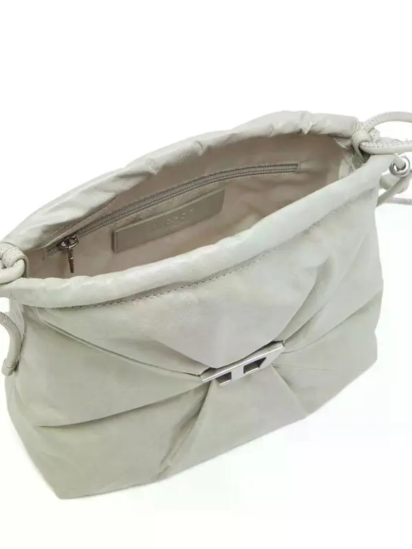 DIESEL® Leather Bucket Bag - White
