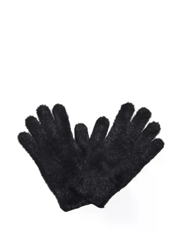 Carhartt Work In Progress Logo-patch Textured Gloves - Black