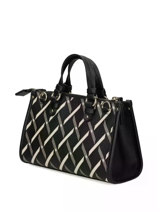 Armani Exchange Patterned Tote Bag With Charm