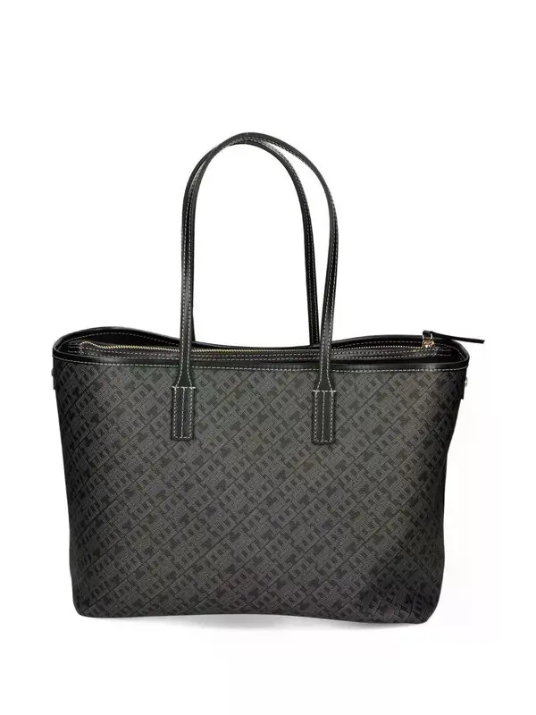 Tommy Hilfiger Monogram-pattern Zip Tote