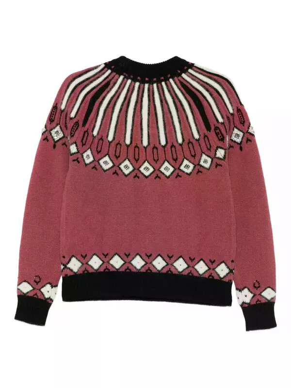 SEMICOUTURE Embellished Patterned Sweater