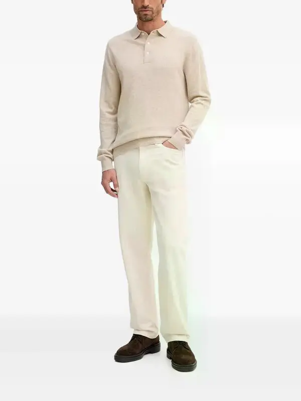 Barbour Logo-embroidered Polo Shirt - Neutrals