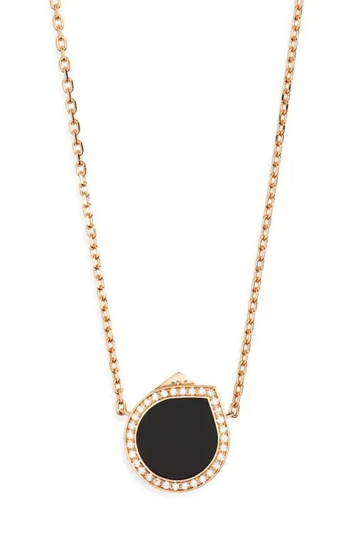 REPOSSI Antifer Black & Diamond Pendant Necklace - Onyx