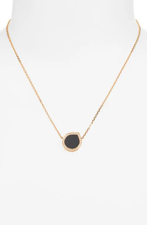 REPOSSI Antifer Black And Diamond Pendant Necklace - Onyx