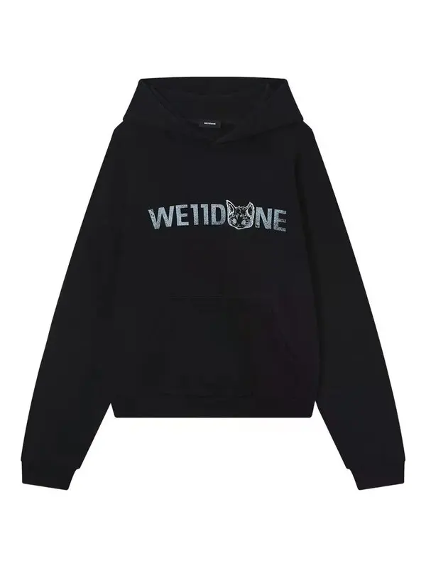 We11Done Logo-print Hoodie
