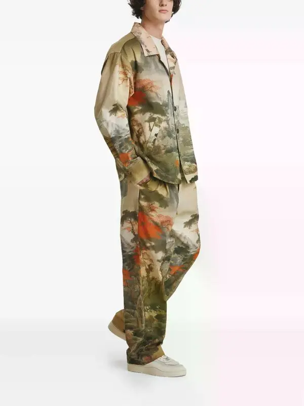 IRINA VOINEA Printed Trousers