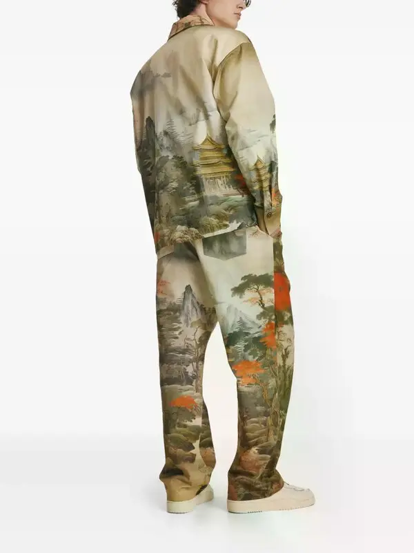 IRINA VOINEA Printed Trousers