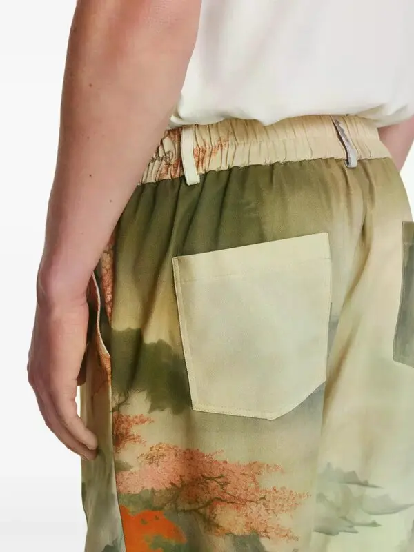 IRINA VOINEA Printed Trousers