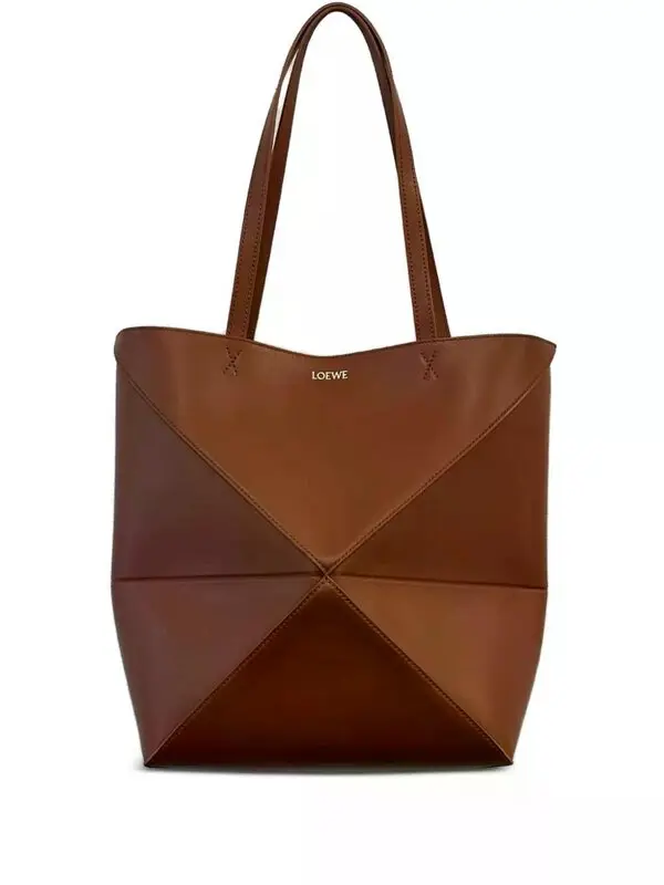 Loewe Medium Puzzle Fold Tote - Brown