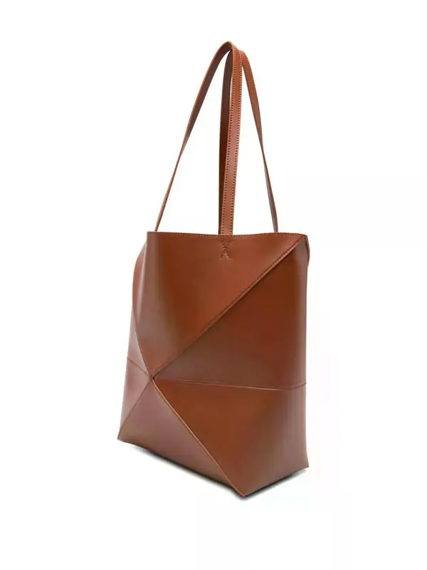 Loewe Medium Puzzle Fold Tote - Brown