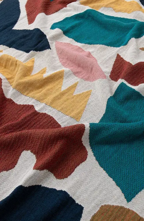 SLOWDOWN STUDIO Maple Woven Throw Blanket