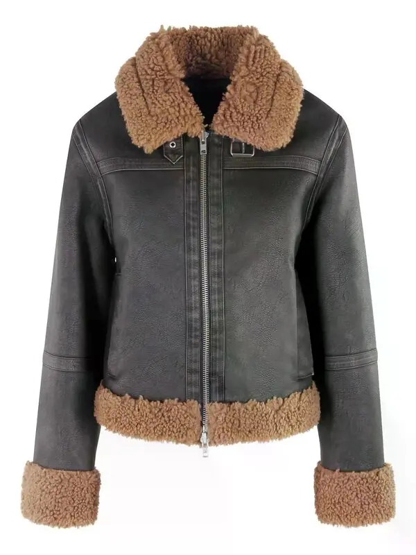 STAND STUDIO Lorelle Faux-shearling Jacket