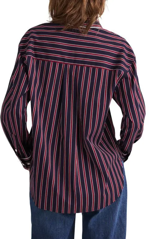 Madewell Stripe Poplin Long-sleeve Shirt