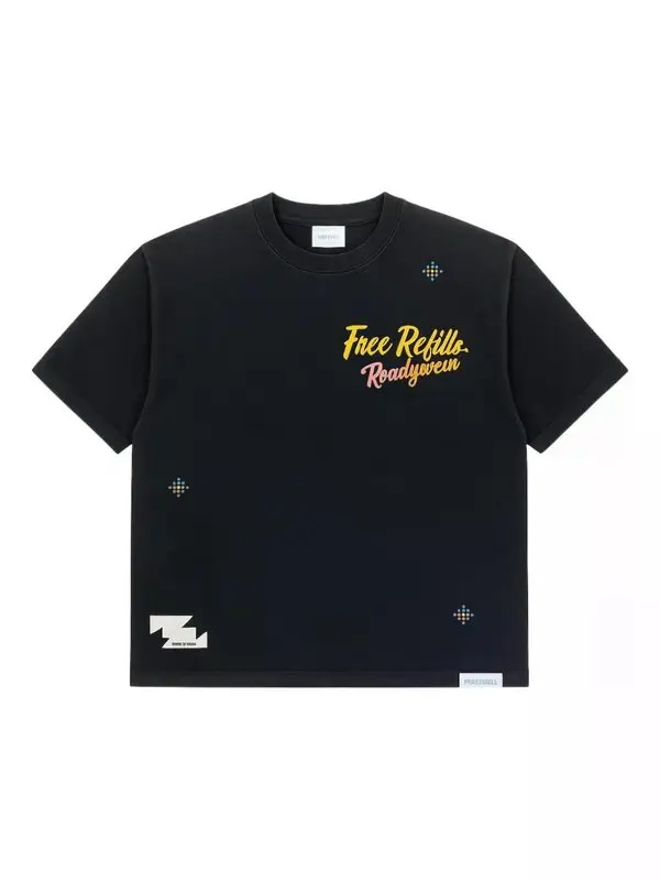 FREE REFILLS Sacred Graphic-print T-shirt - Black