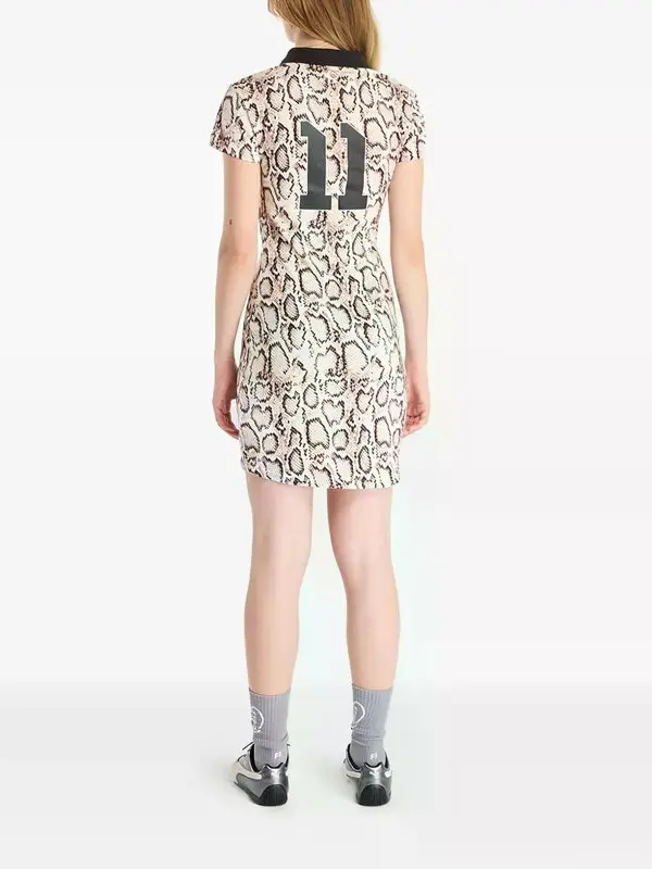 PUMA X A$ap Rocky Snake-pattern Mini Dress - Neutrals