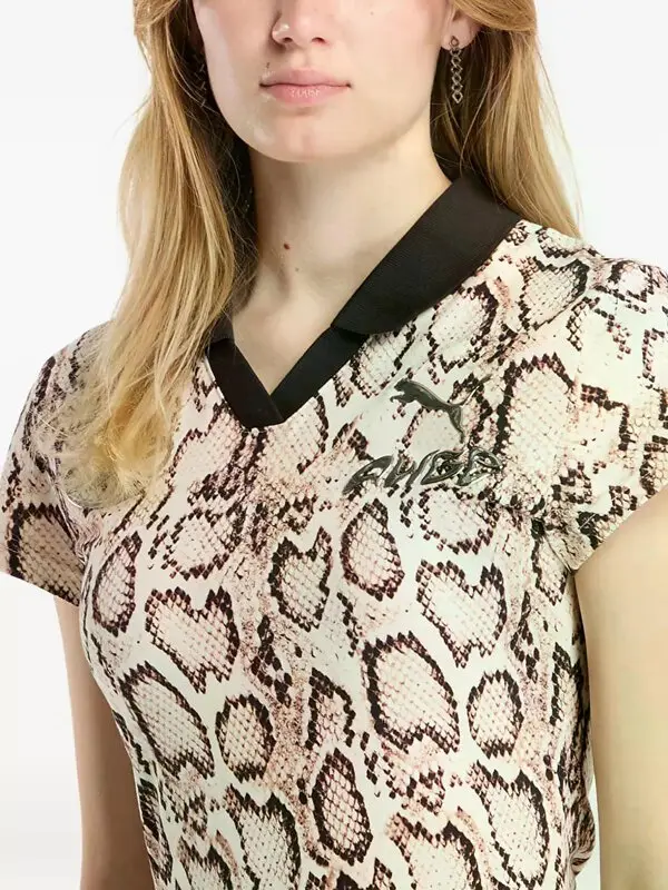 PUMA X A$ap Rocky Snake-pattern Mini Dress - Neutrals