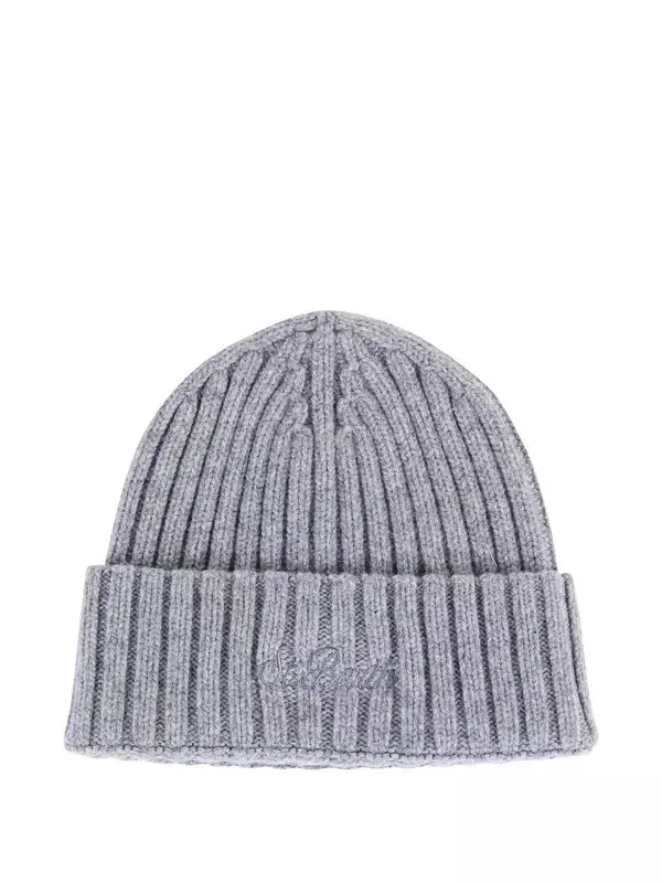 MC2 SAINT BARTH Wengen Ribbed Beanie - Grey