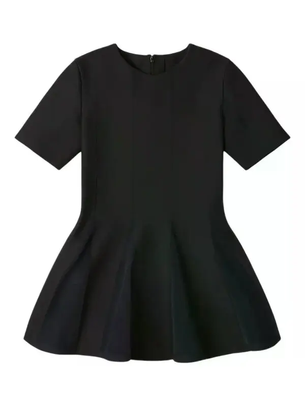 CFCL Conic Flared Short-sleeve Blouse - Black