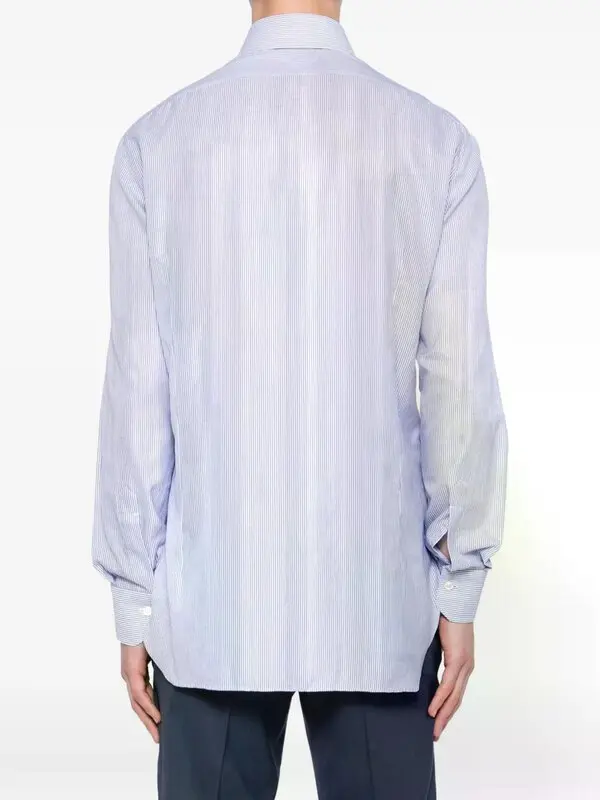 Kiton Stripe-printed Shirt