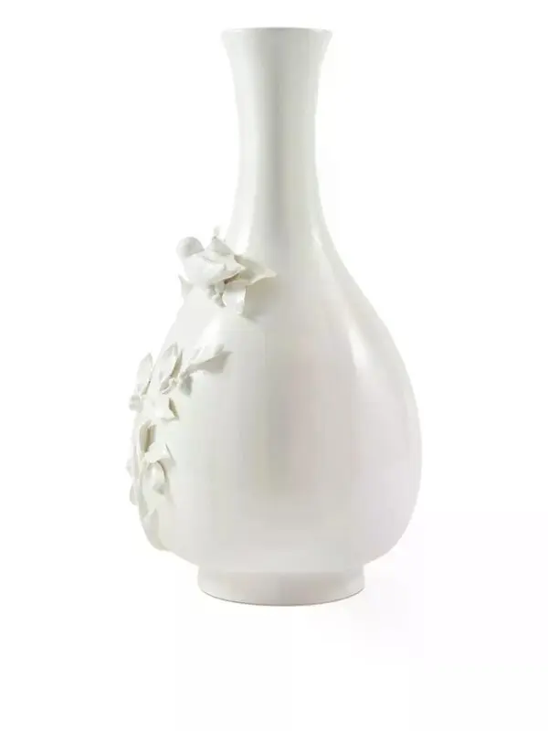 POLSPOTTEN Bird-adorned Porcelain Vase