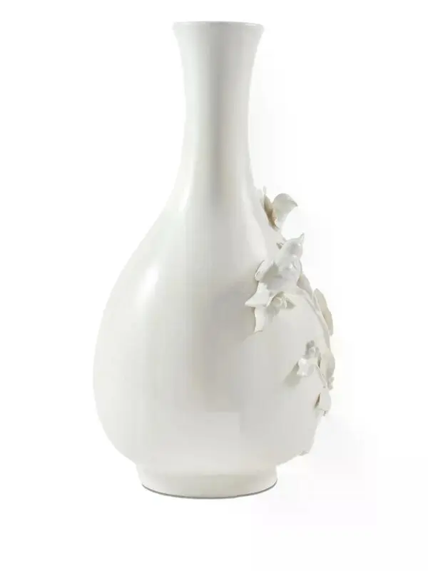 POLSPOTTEN Bird-adorned Porcelain Vase