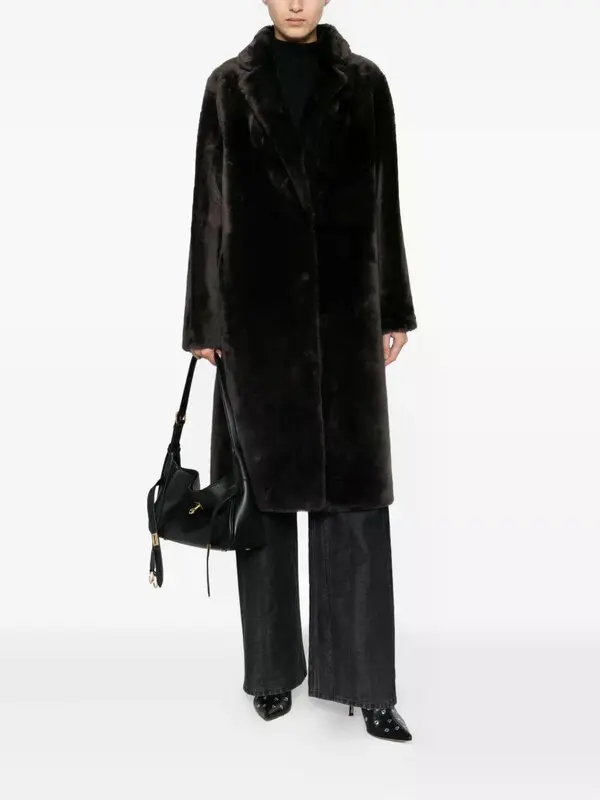 YVES SALOMON Notched-collar Coat