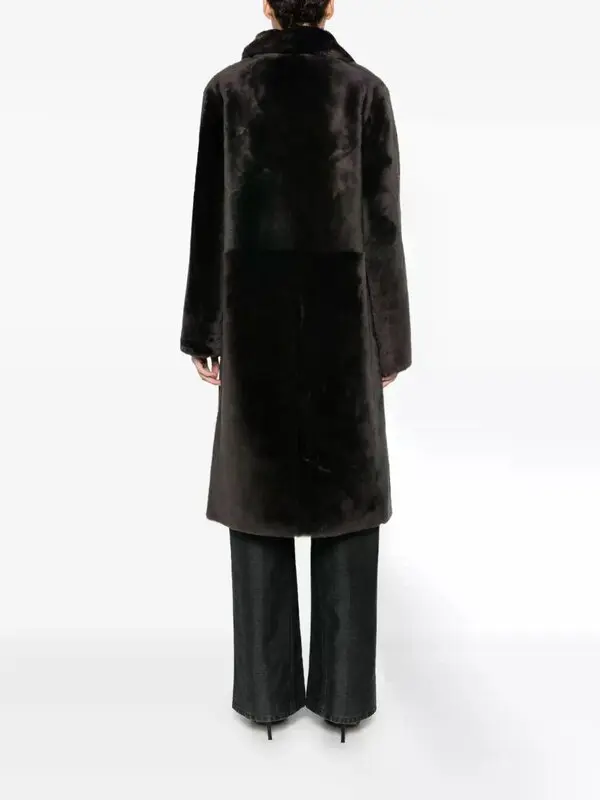 YVES SALOMON Notched-collar Coat