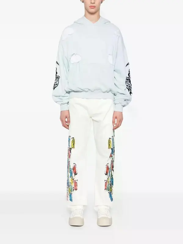 WARREN LOTAS Graphic-embroidered Hoodie